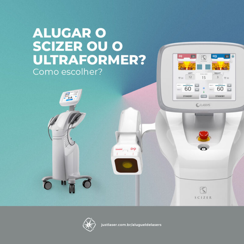 Alugar o Scizer ou o Ultraformer? Como escolher? | Aluguel de Lasers